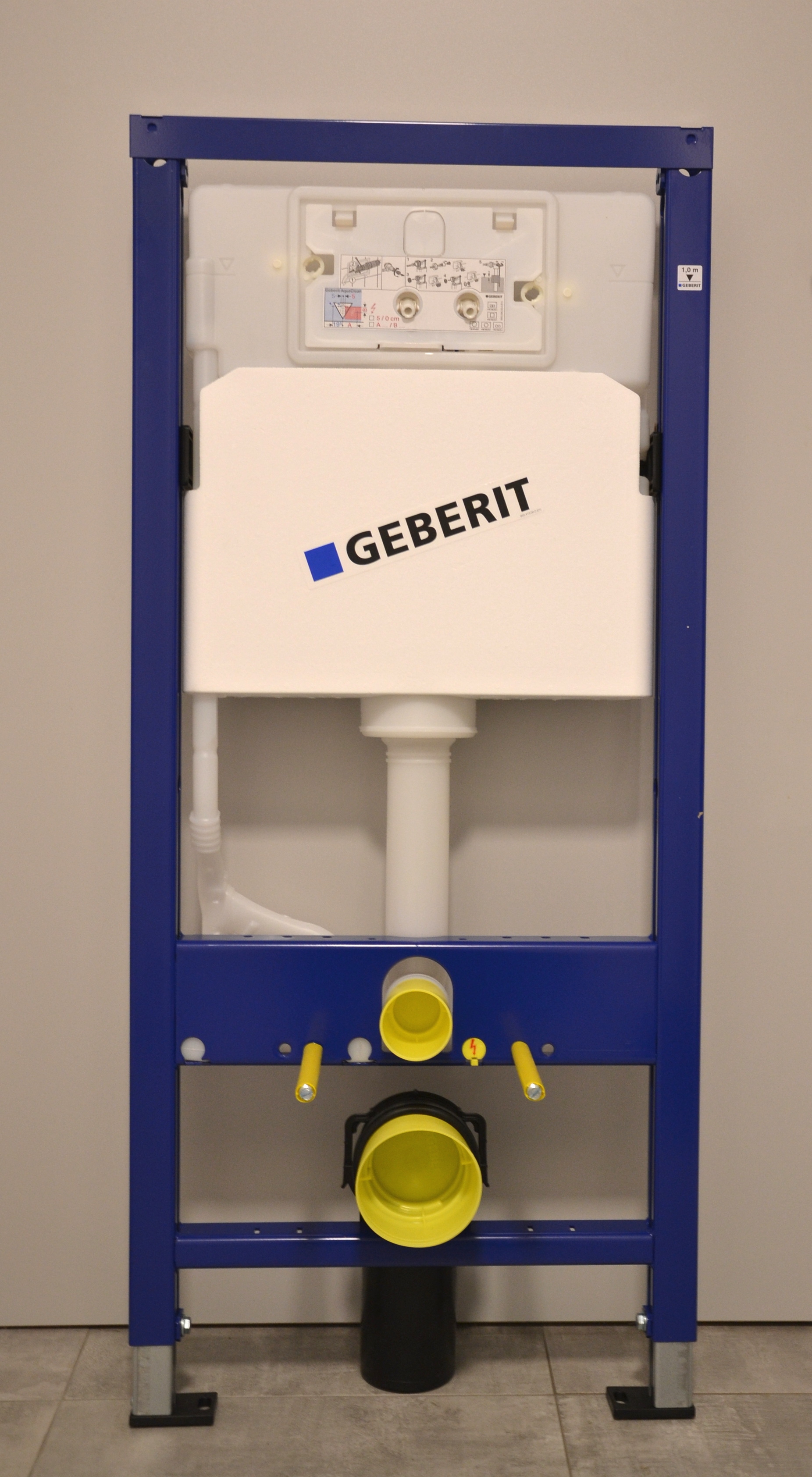 Geberit 458103001 Duofix Basic für Wand WC 112cm mit Delta UP ...